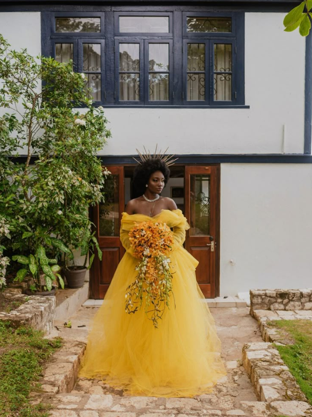 Yellow Wedding Dress: Radiant Elegance for the Modern Bride - WayOutWedding